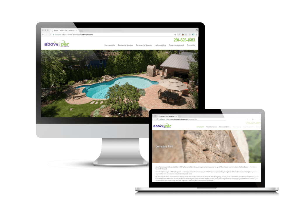 Above Par Landscape - Creare Web Solutions